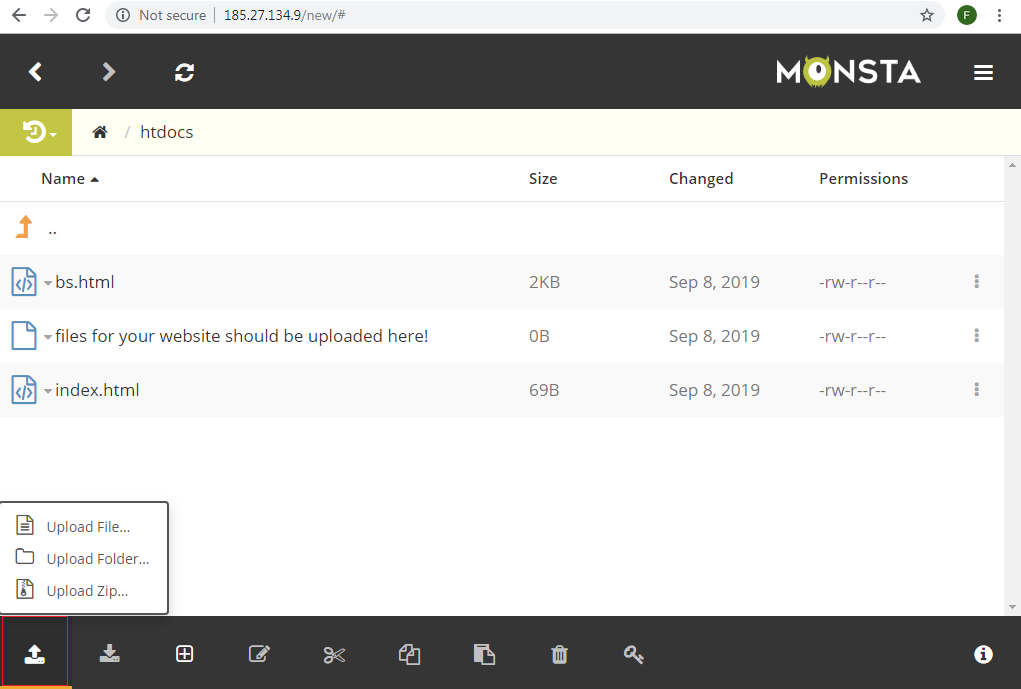 Host a simple web project in a free hosting server