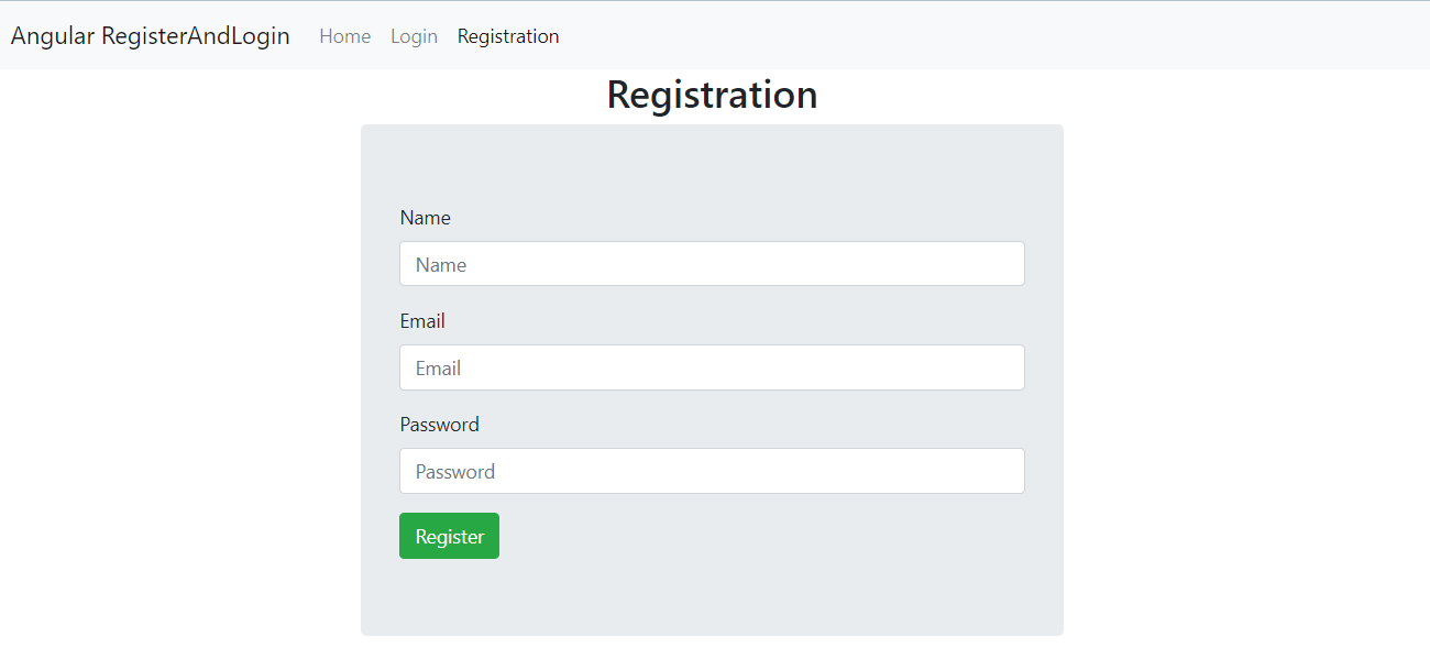 Register And Login System Using Angular 8 Php And Mysql