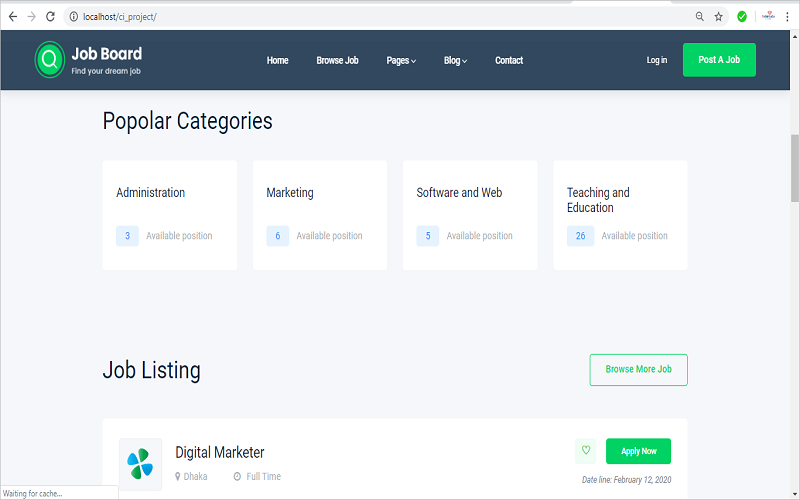 Convert Html Template Into Codeigniter Project Part 1 Fahmidasclassroom