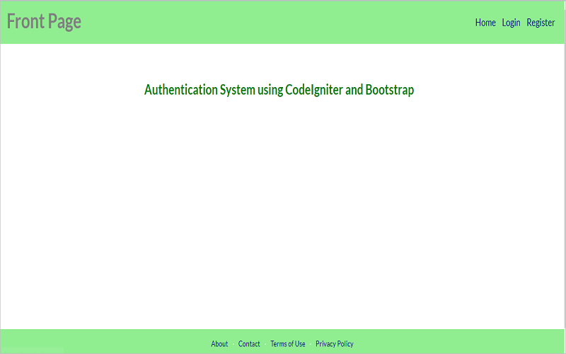 Simple Codeigniter Session Example With Bootstrap Fahmidasclassroom