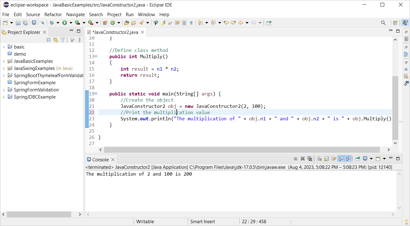 Java Constructor Examples Fahmidasclassroom